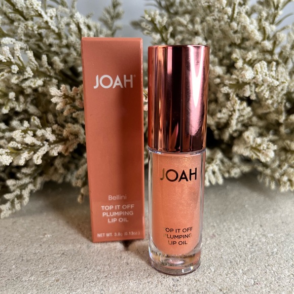 Joah | Makeup | Nib Joah Top It Off Plumping Lip Oil Bellini | Poshmark